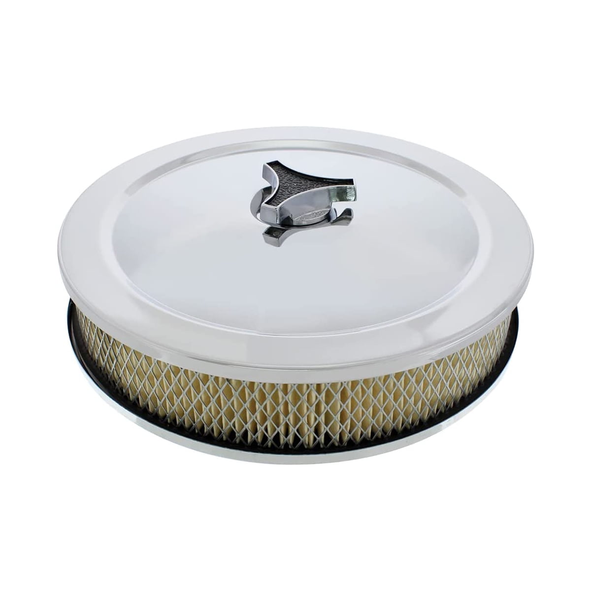 United Pacific S1107 Chrome 10" Air Cleaner Assembly, Low Profile ...
