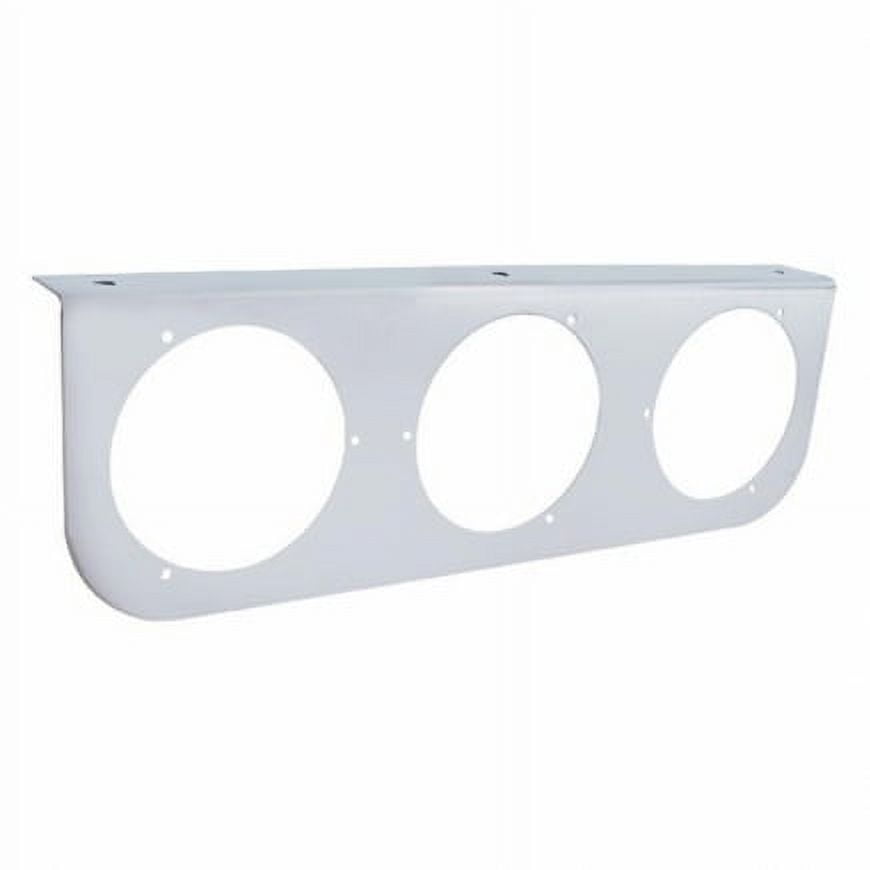 United Pacific Stainless Steel Light Bracket W/ Three 4 in Light ...