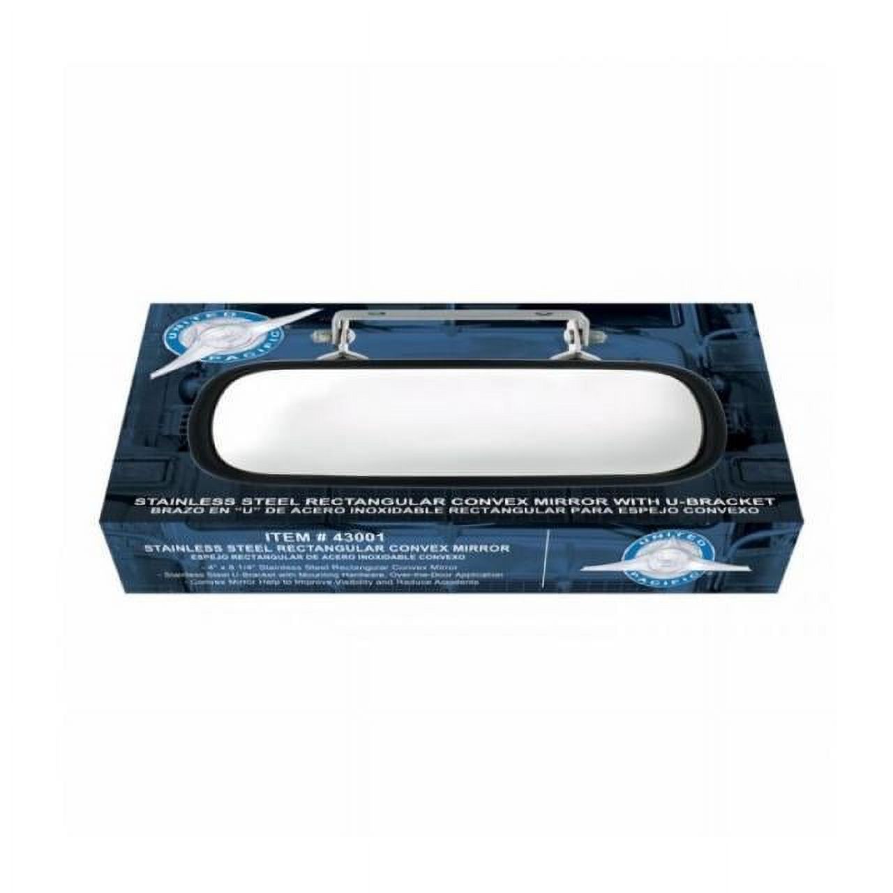 United Pacific U-Bracket Mount Convex Mirror 4 in x 8 1/4 in 43001 ...