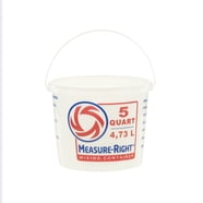 United Solutions 5 Gallon White Plastic Utility Bucket with Comfort ...