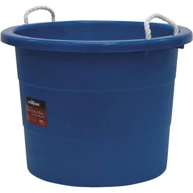 United Solutions Large 20 gal Blue Plastic Utility Tub Muck Bucket with ...