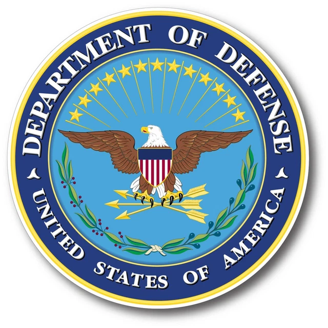United State Department Of Defense Decal Sticker Usa Made Car Truck ...