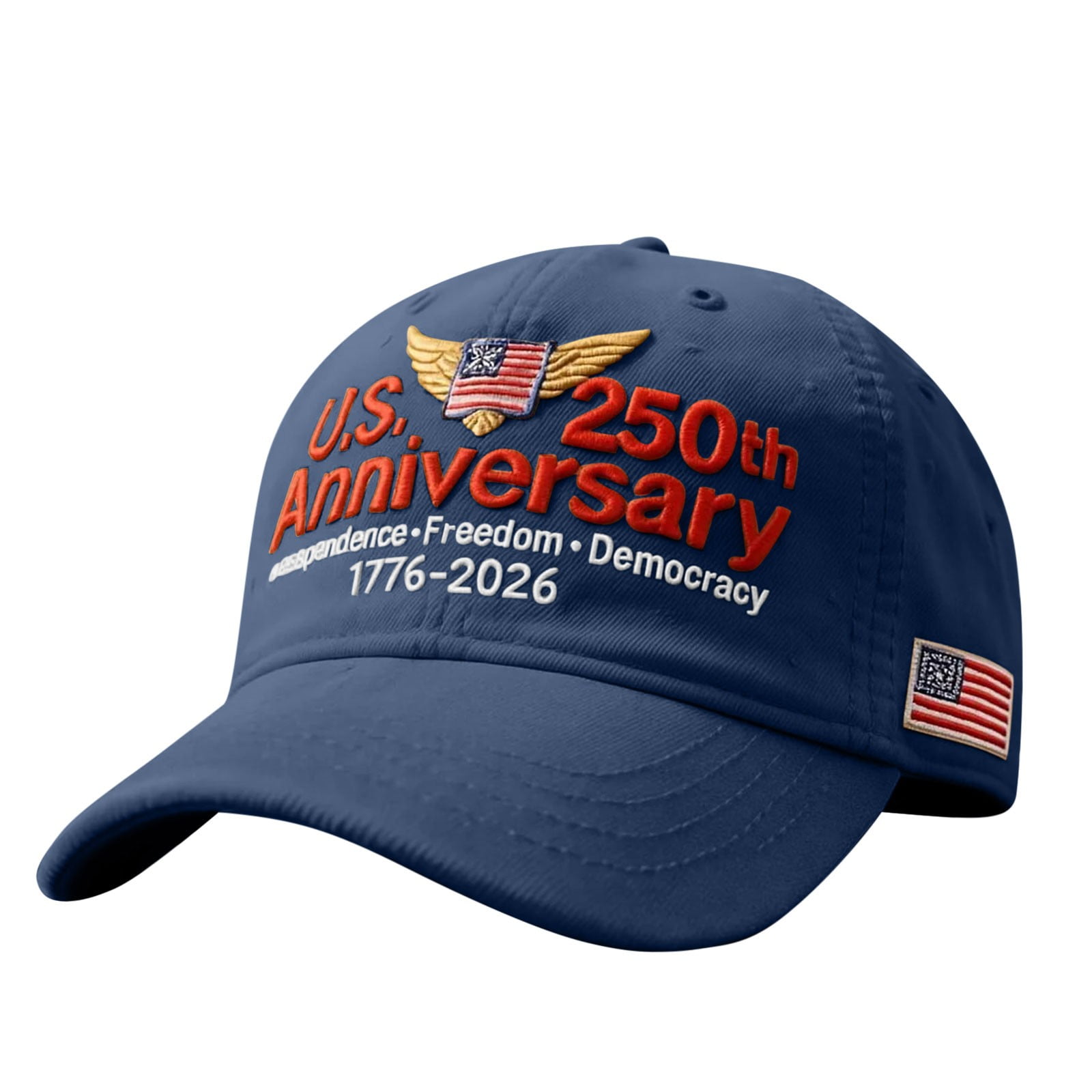 United States 250 Years Celebration Cap - Adjustable Retro Washed ...