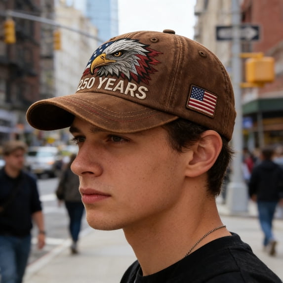 United States 250Th Anniversary Hat USA 250Th Anniversary Eagle Cap ...