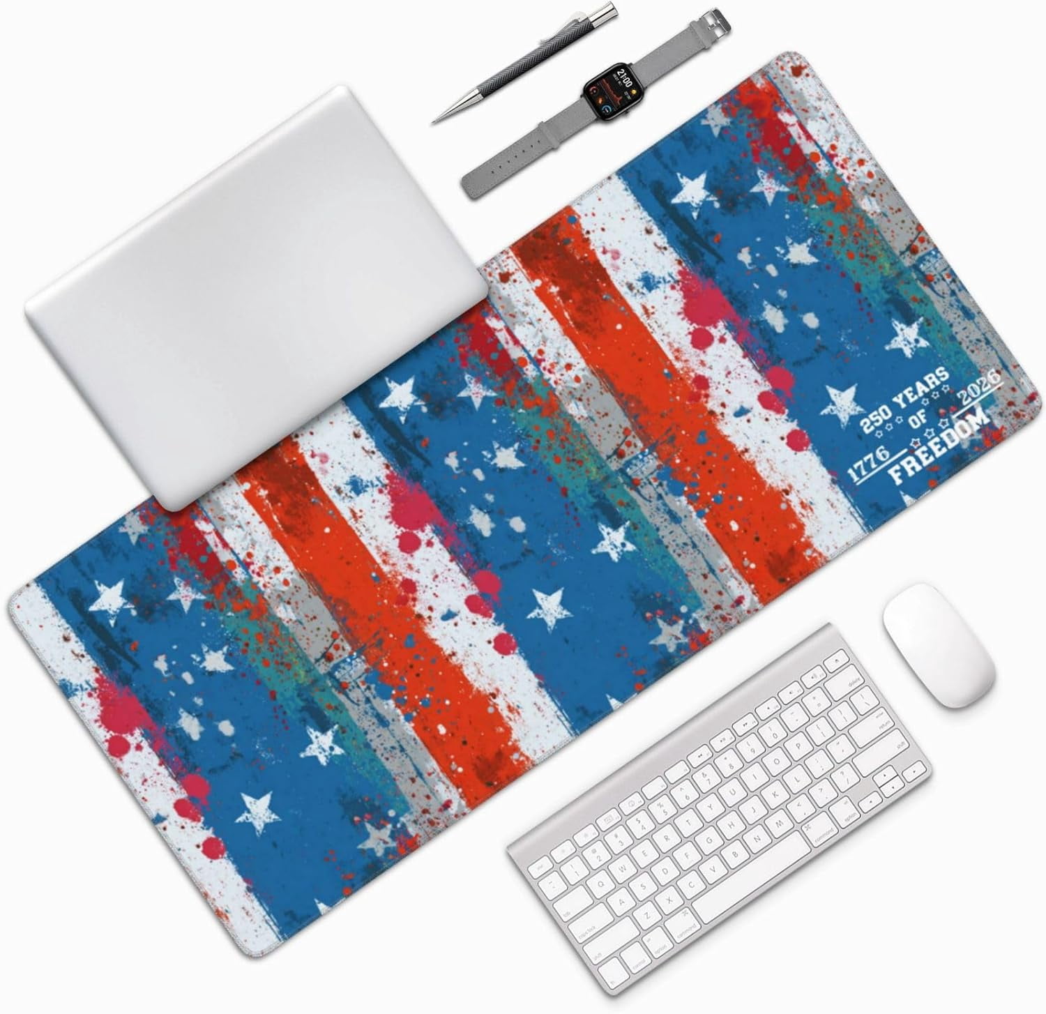 United States 250th Anniversary Mouse Mat Patriotic 1776 2026 Desk Mats ...