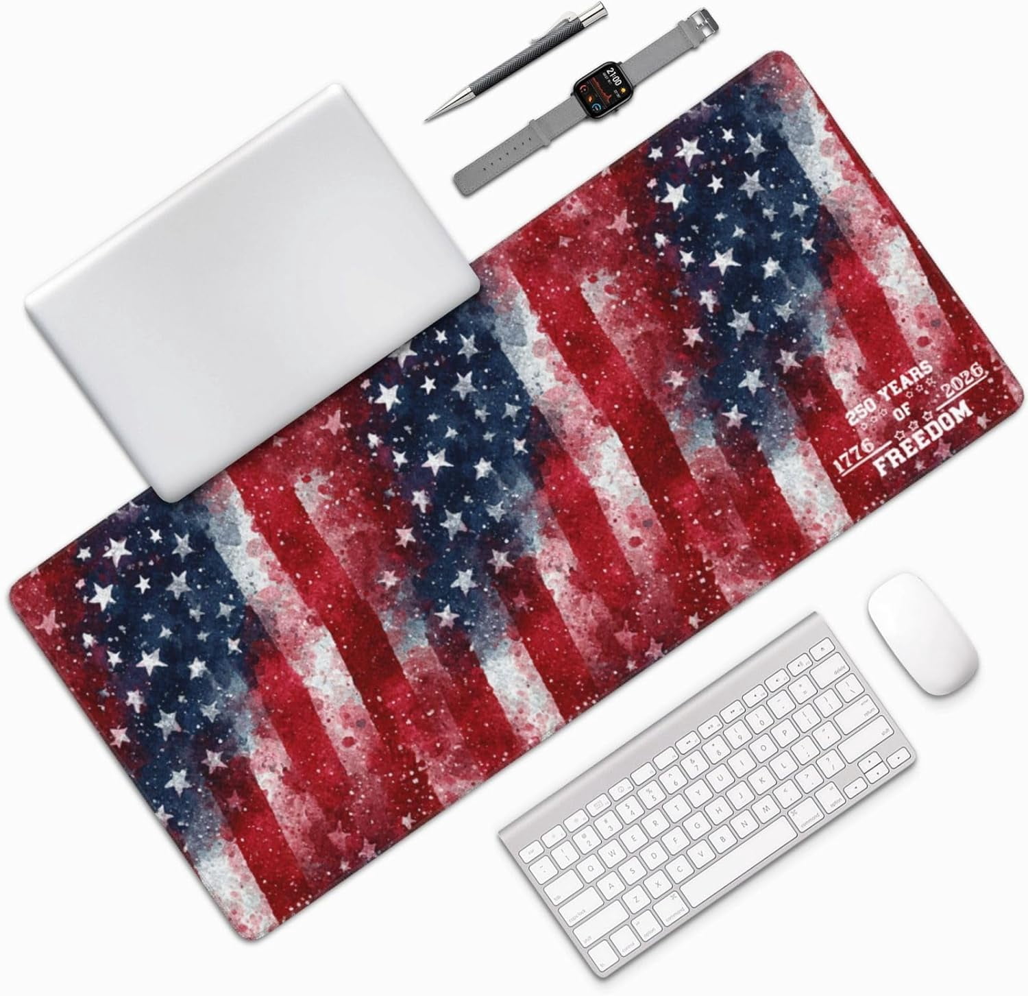 United States 250th Anniversary Mouse Mat Patriotic 1776 2026 Desk Mats ...