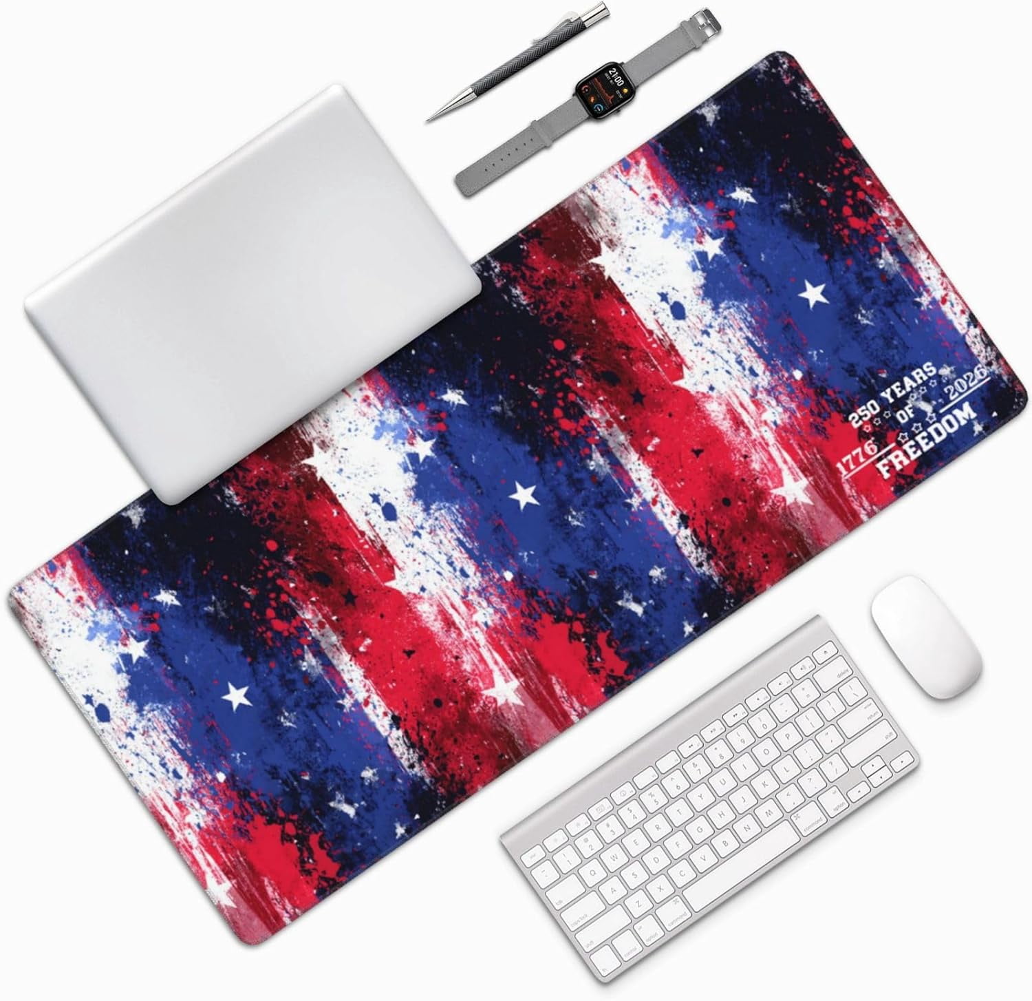 United States 250th Anniversary Mouse Mat Patriotic 1776 2026 Desk Mats ...