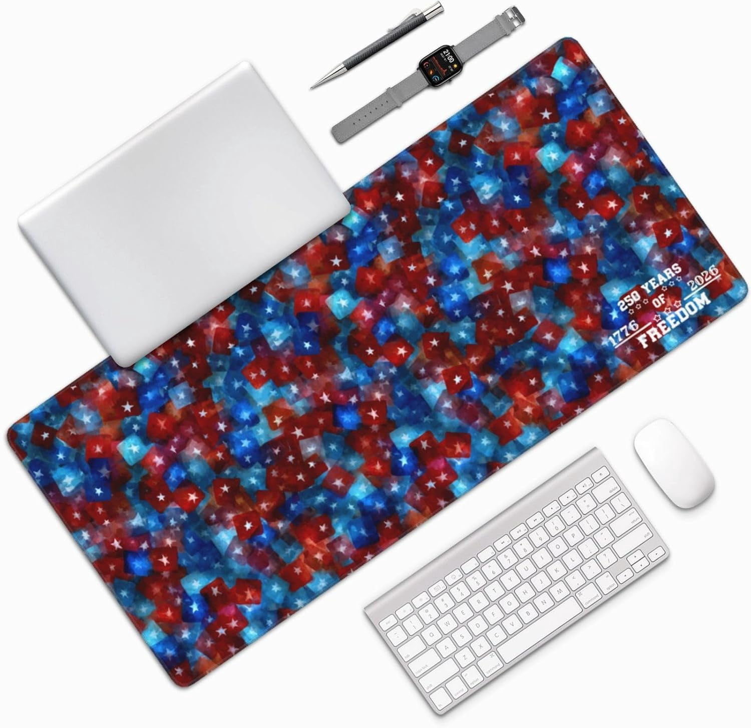 United States 250th Anniversary Mouse Mat Patriotic 1776 2026 Desk Mats ...