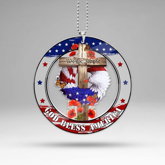 United States 250th Anniversary Ornament, 2D Acrylic 250th Anniversary ...