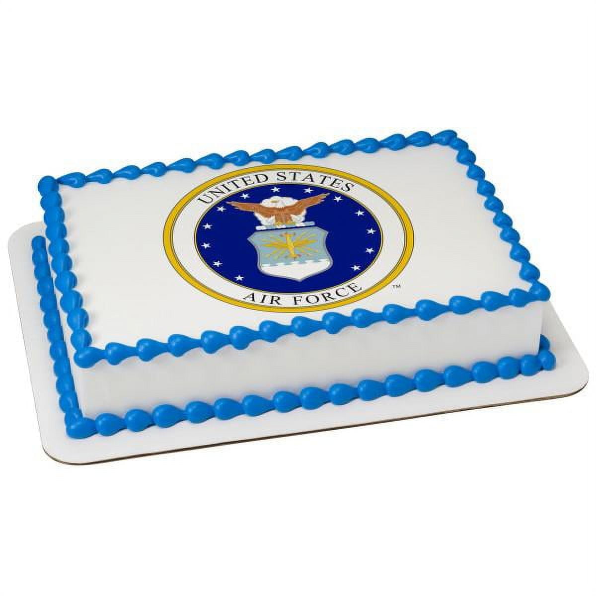 A Birthday Place United States Air Force Edible Cake Topper Image ...