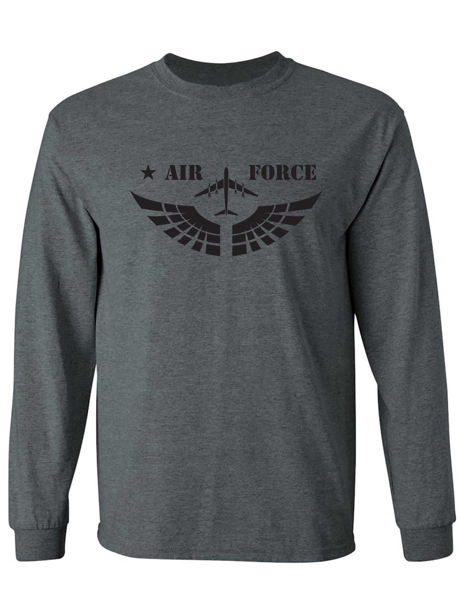 United States "Air Force Fighter Jet" Graphic Adult Long Sleeve T-shirt ...