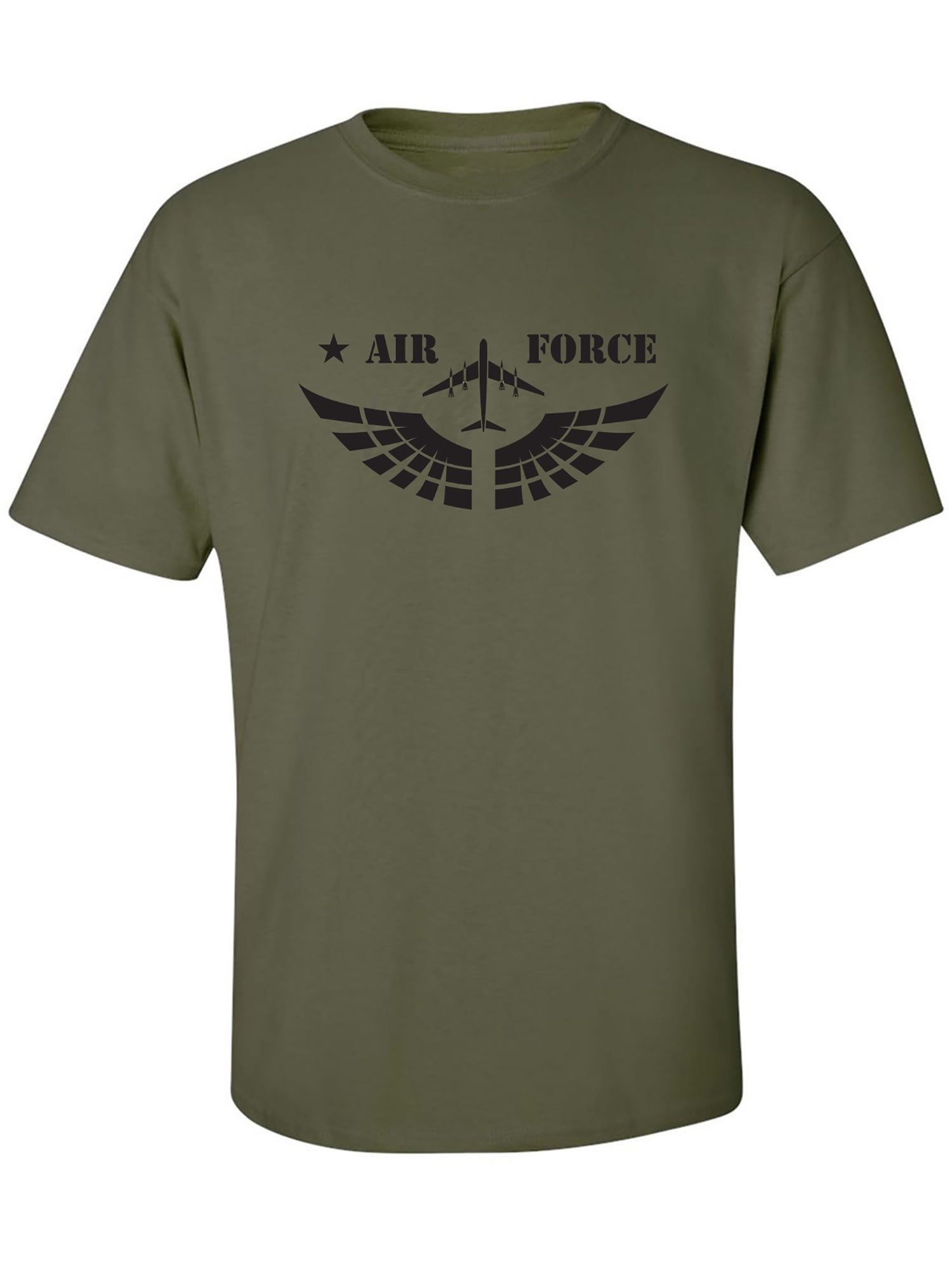 United States "Air Force Fighter Jet" Graphic Adult Short Sleeve T ...