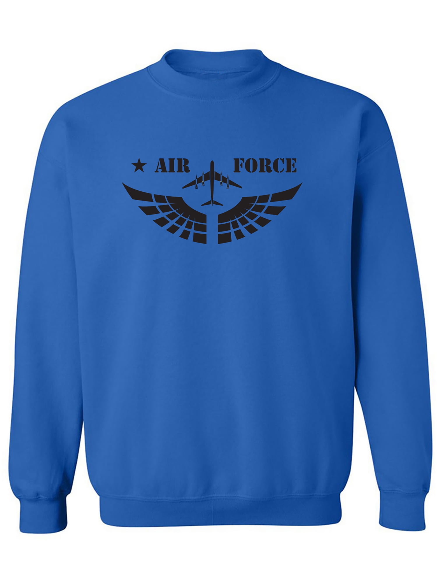 United States "Air Force Fighter Jet" Graphic Crewneck Sweatshirt ...
