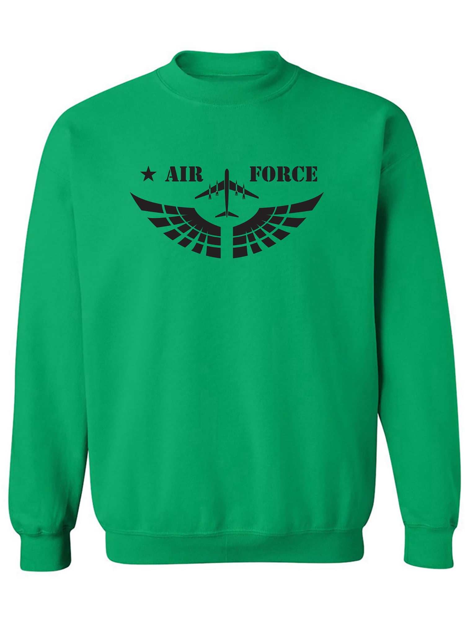 United States "Air Force Fighter Jet" Graphic Crewneck Sweatshirt ...