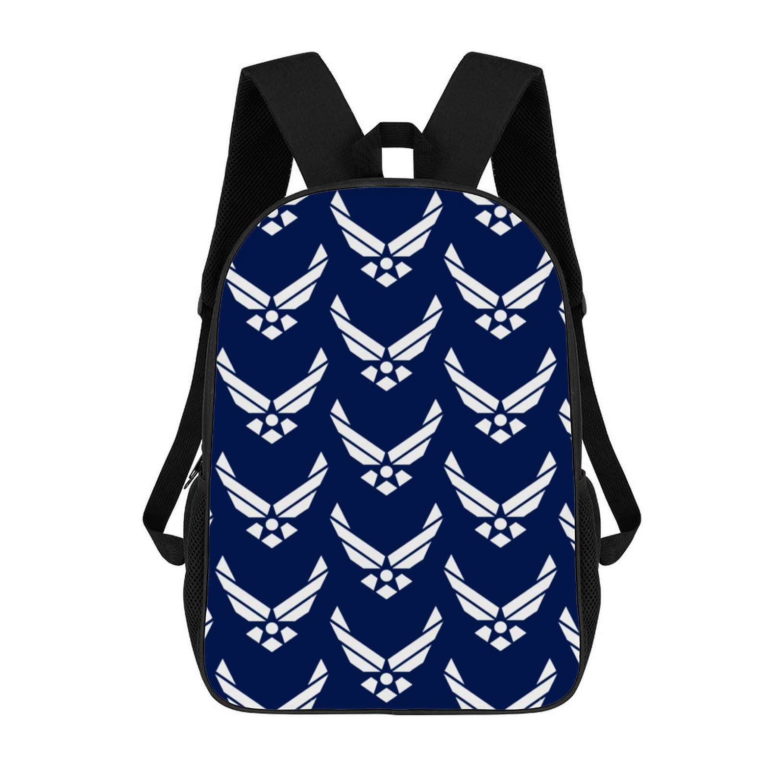 United States Air Force Logo, White Graphic Large Capacity Backpacks ...