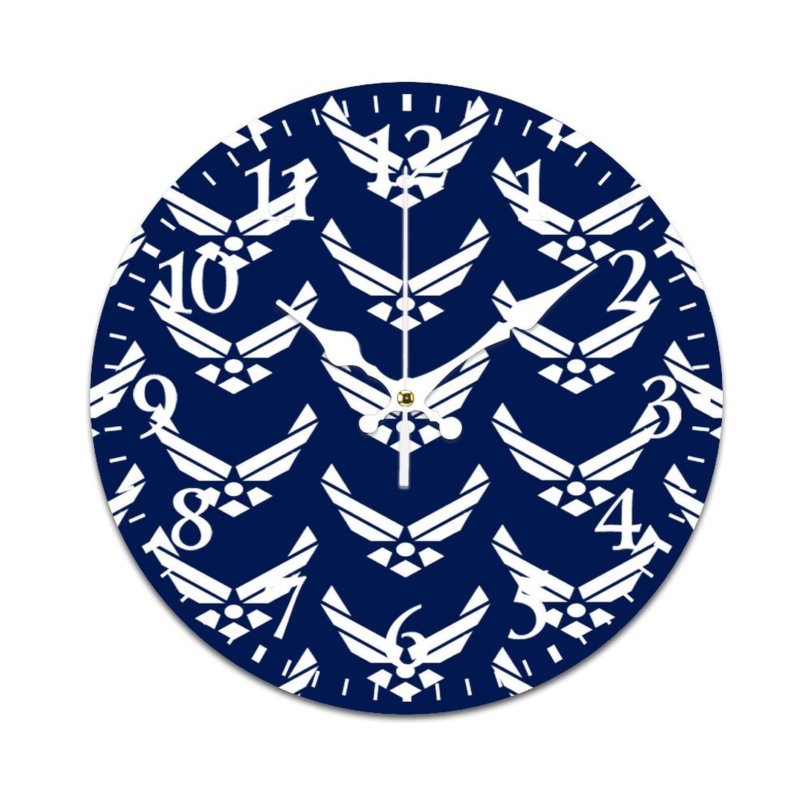 United States Air Force Logo, White Graphic Wall Clock Modern Design ...