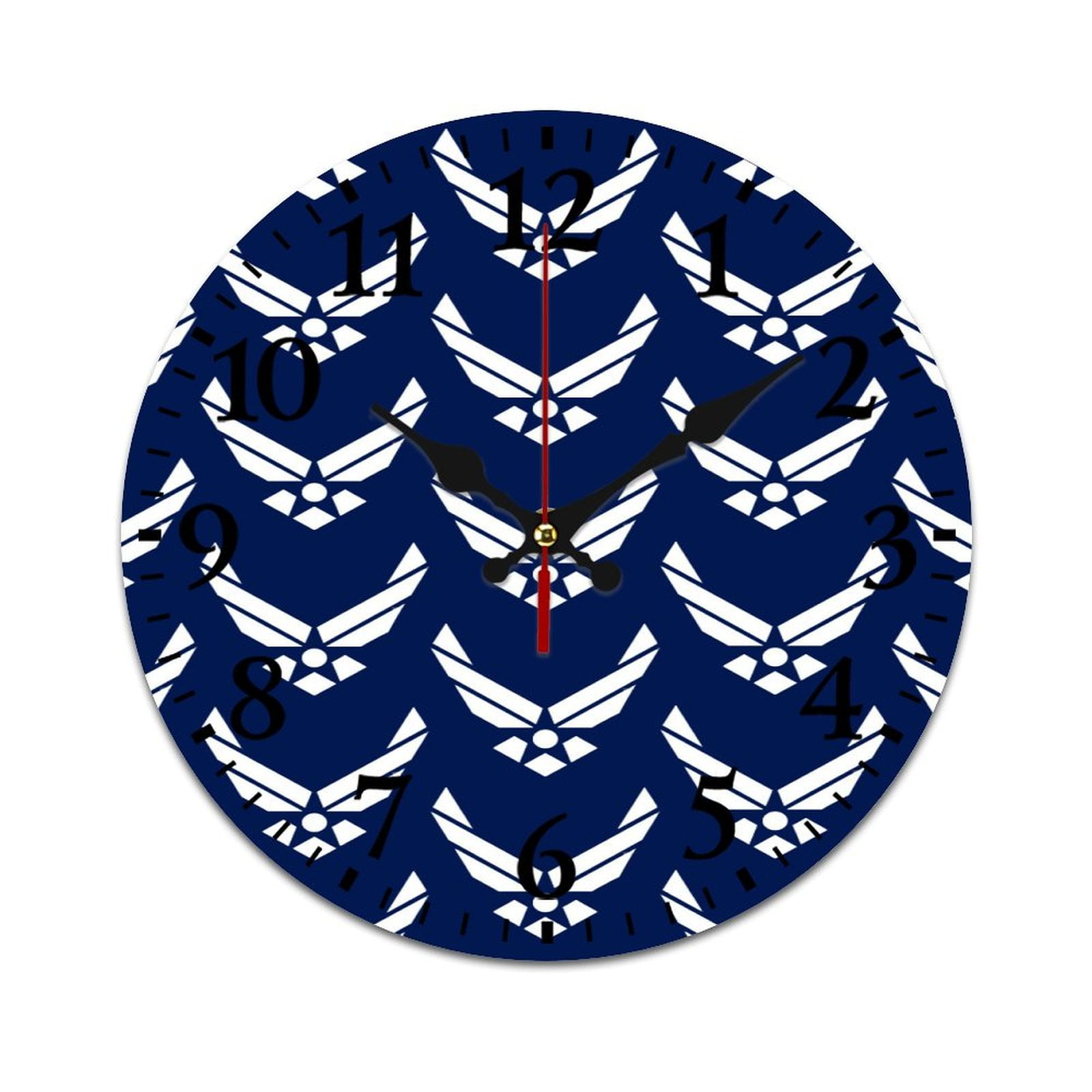 United States Air Force Logo, White Graphic Wall Clock Modern Design ...