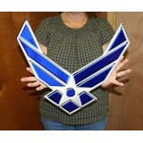 United States Air Force Ribbon Metal Wall Hanging Sign - US Air Force ...