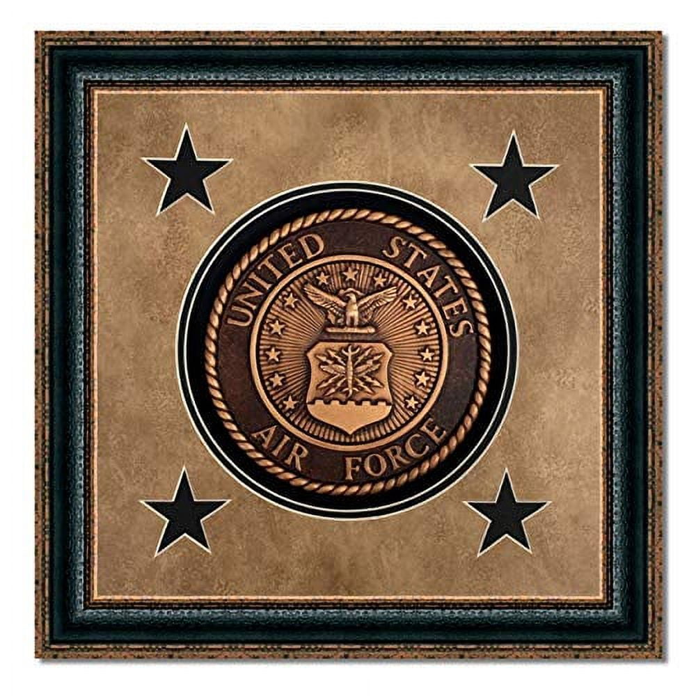United States Air Force Seal | Framed Historic Military Seal Shadowbox ...
