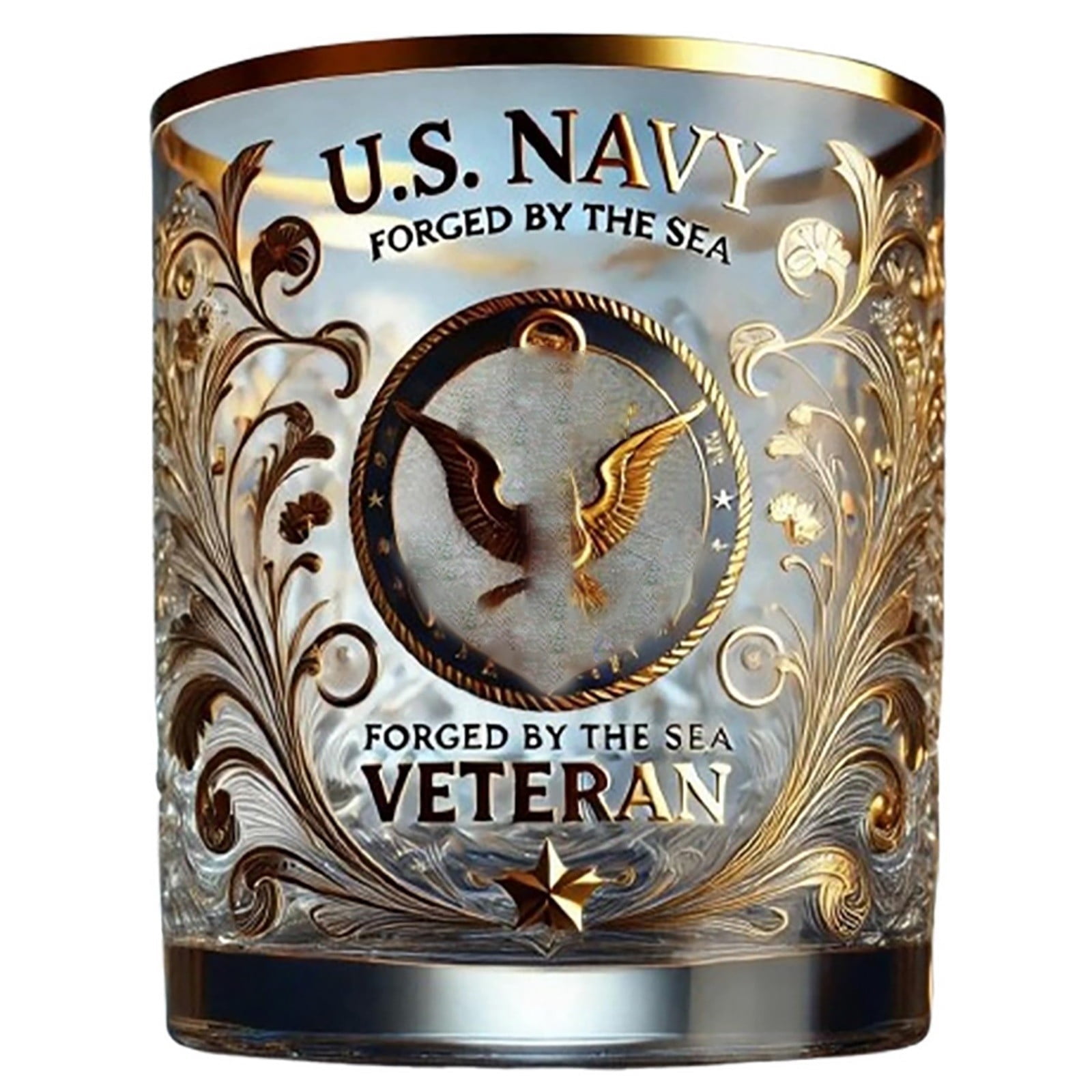 United States Air Force 10 oz Rocks Glass, United States Military ...