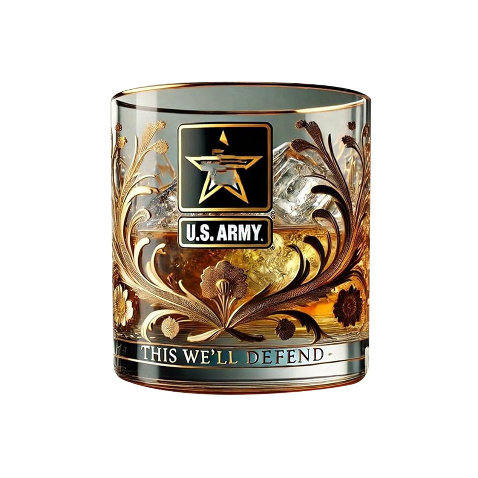 United States Air Force United States Military Etched 10oz Rocks Glass ...