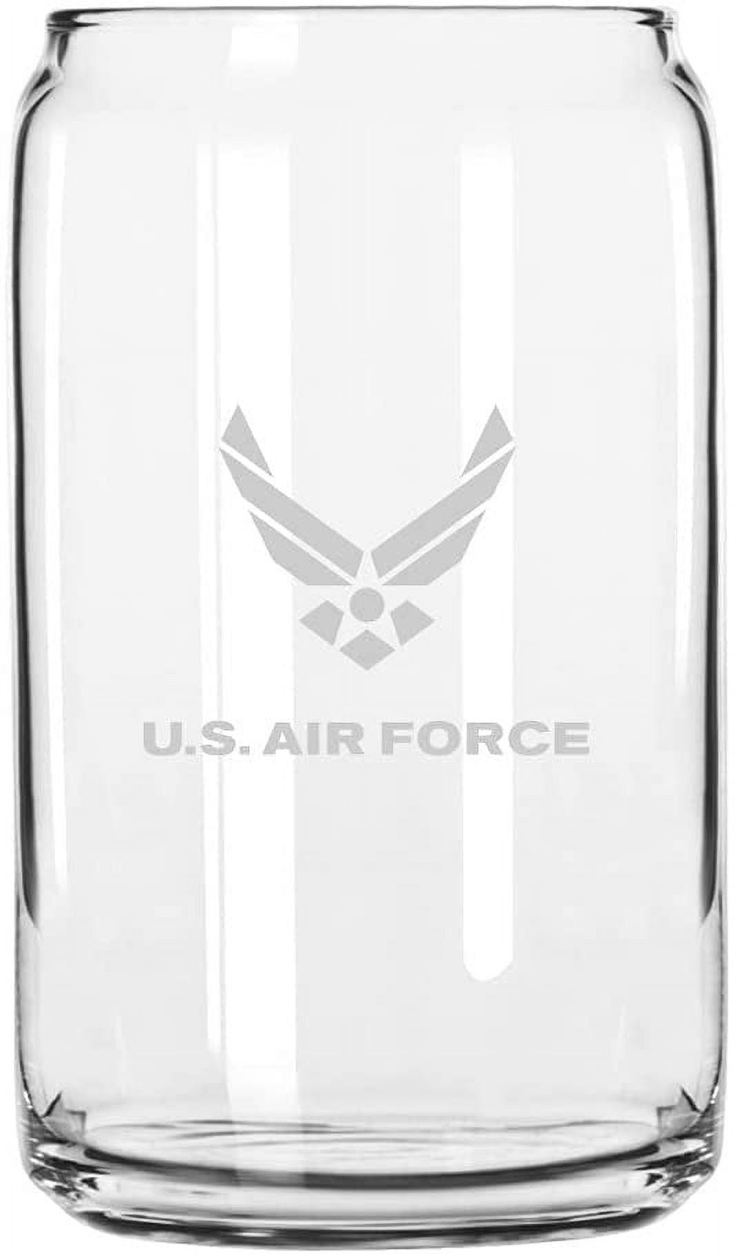 United States Air Force United States Military Etched 16oz Libbey Can ...