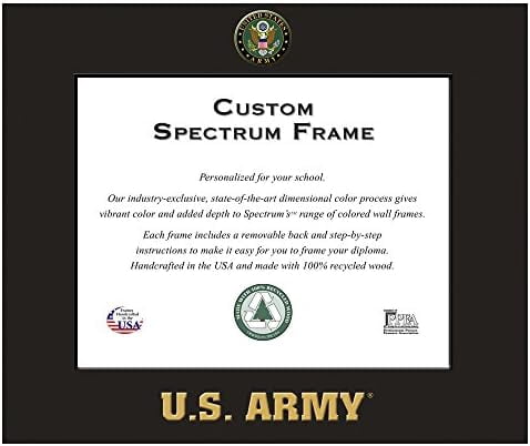 United States Army 10" w x 8" h Certificate Frame - Fits - Horizontal 8 ...