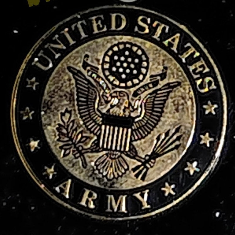 United States Army Badge Pin (Hat or Lapel), 1-1/2"D, By Mitchell ...