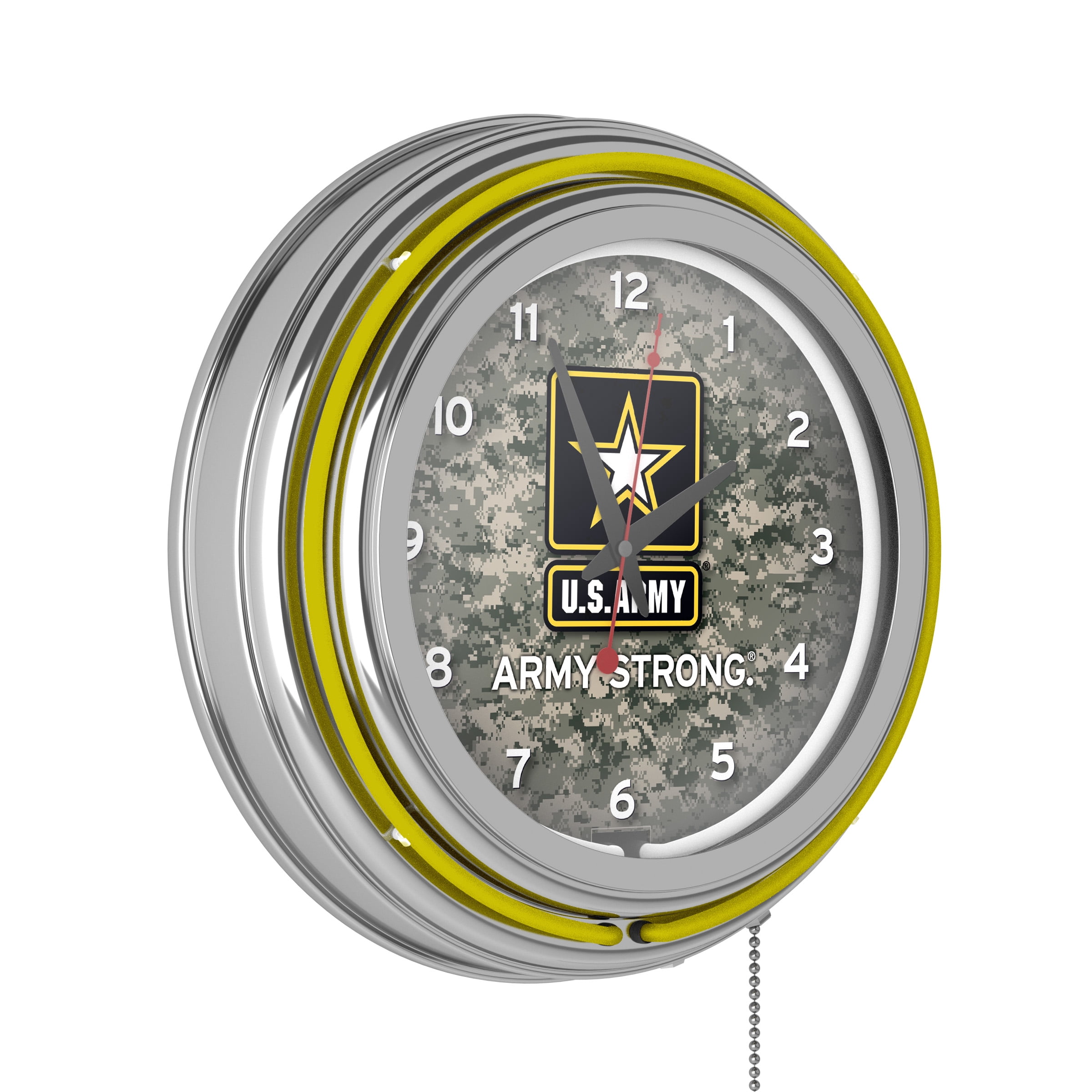 Free Shipping! Trademark Gameroom United States Army Retro Neon Analog ...