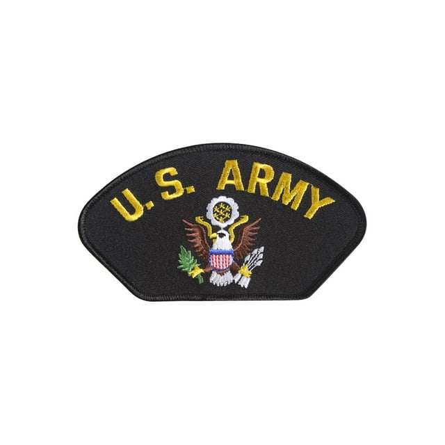 United States Army Eagle Logo Black Patch - Walmart.com