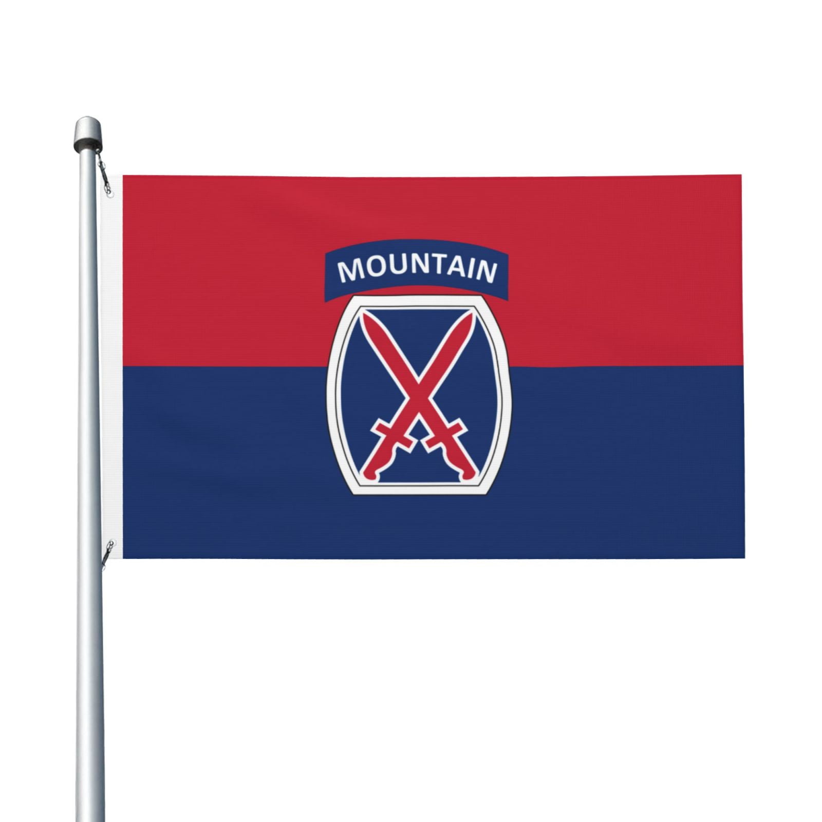 United States Army Flag, Flag Of The U.S. Army 10th Mountain Division ...