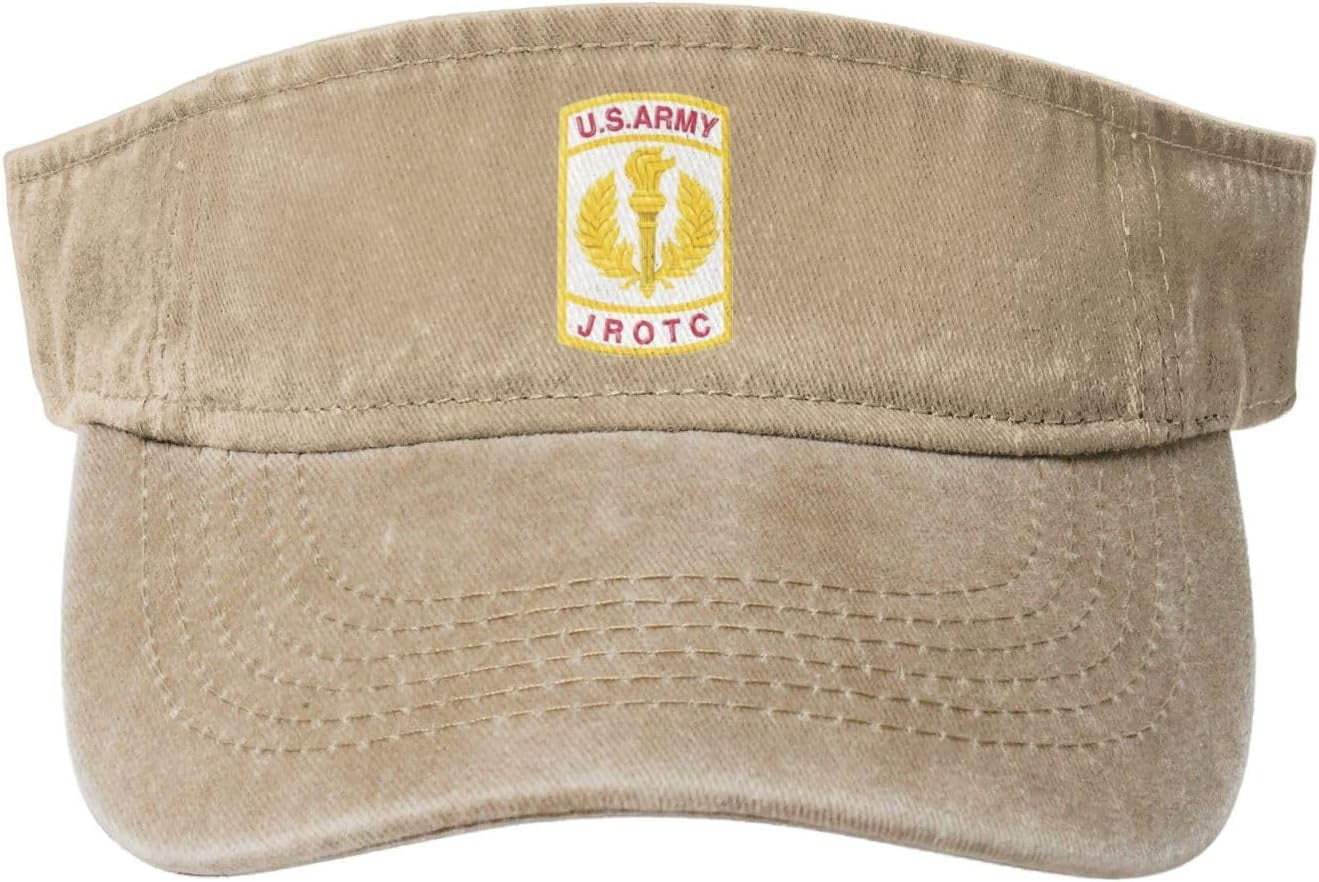 United States Army JROTC Crest Sport Sun Visor Hats Adjustable Empty ...