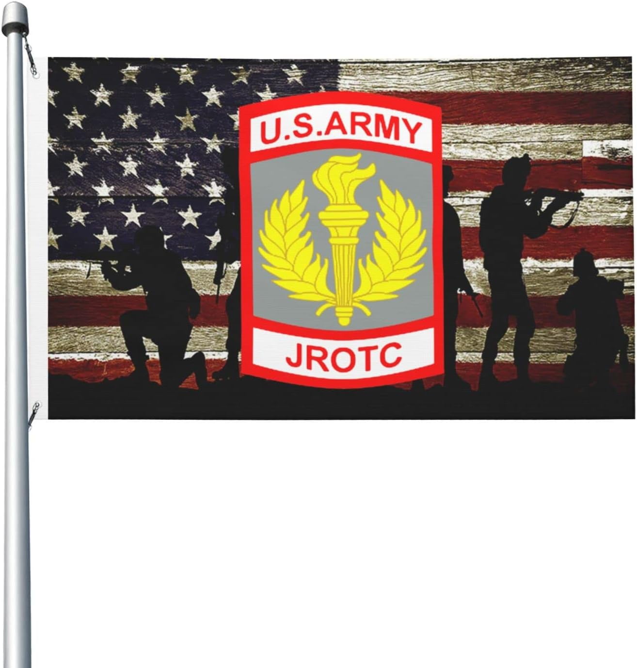United States Army Jrotc Crest Garden Flag Outdoor Indoor Party Home ...