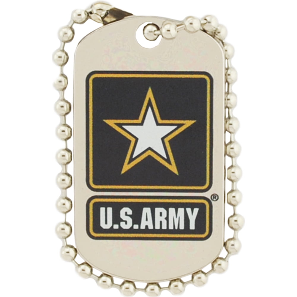 United States Army Logo Dog Tag Enamel Pin - Officially Licensed ...