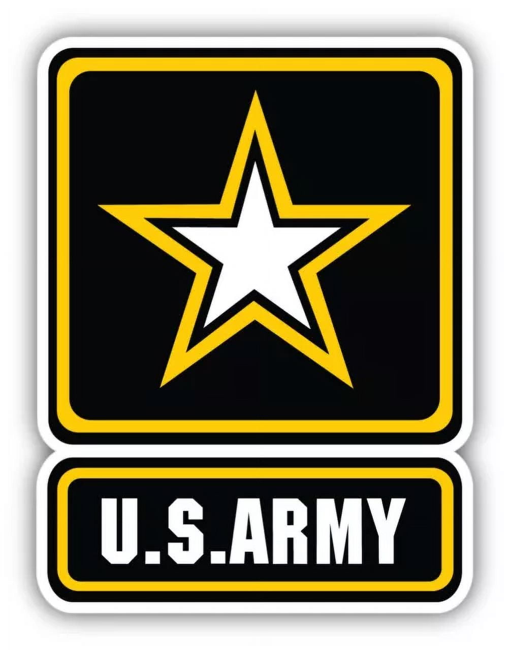 United States Army Logo Sticker Phone Decal Water Bottle Stickers Car ...
