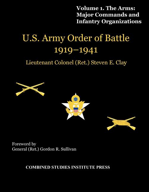 United States Army Order of Battle 1919-1941. Volume I. The Arms: Major ...