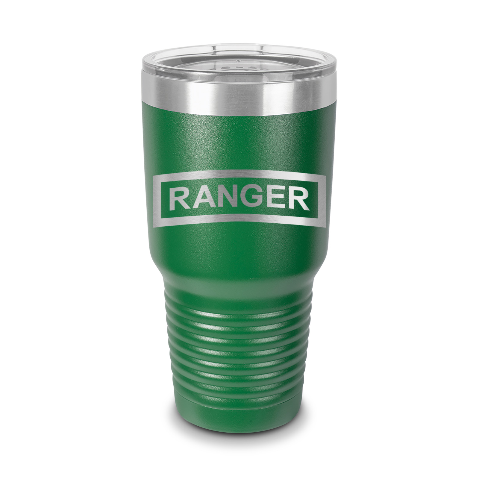 United States Army Rangers Tumbler 30 oz - Laser Engraved w/ Clear Lid ...