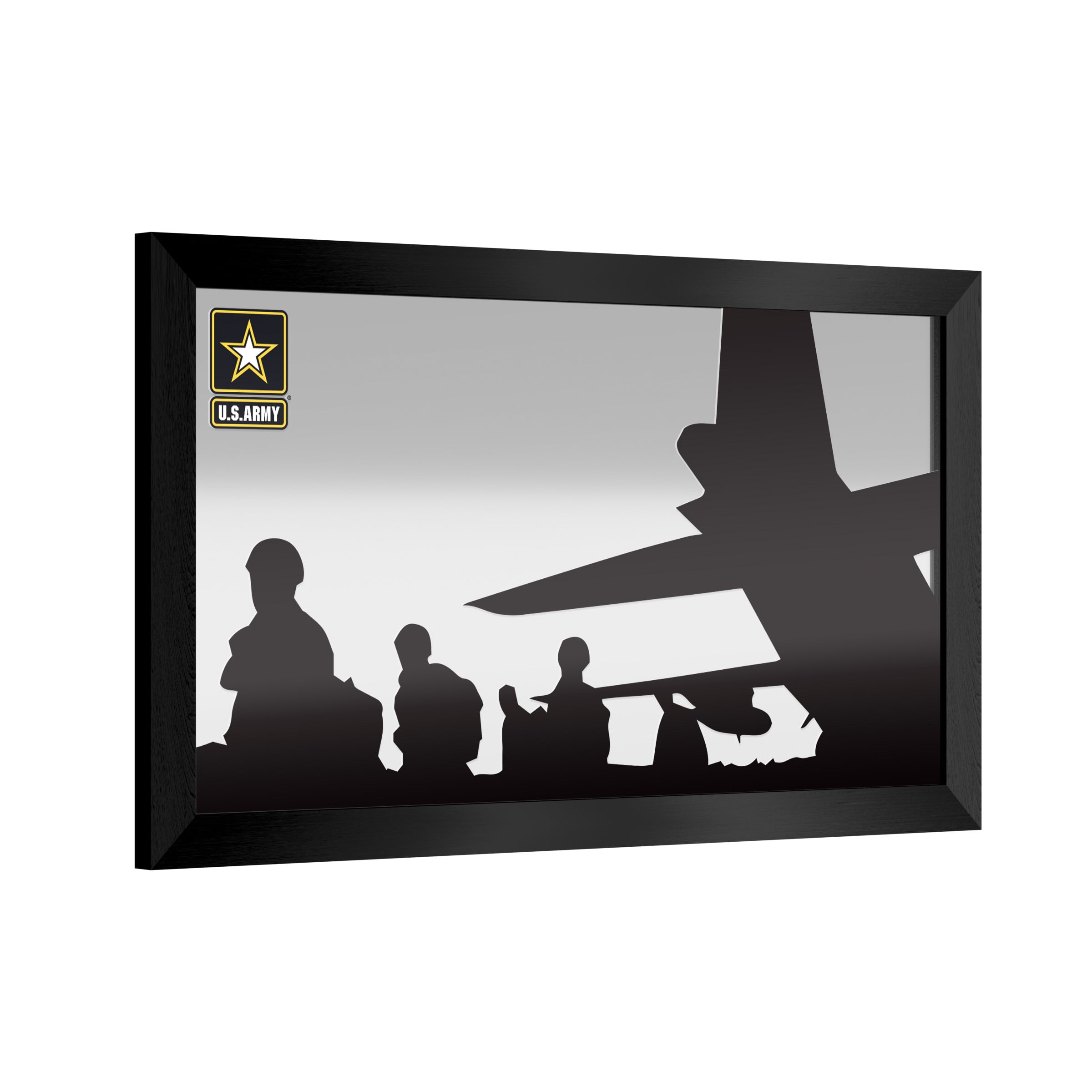 United States Army Ready-To-Hang Black Framed Wall Mirror - Walmart.com
