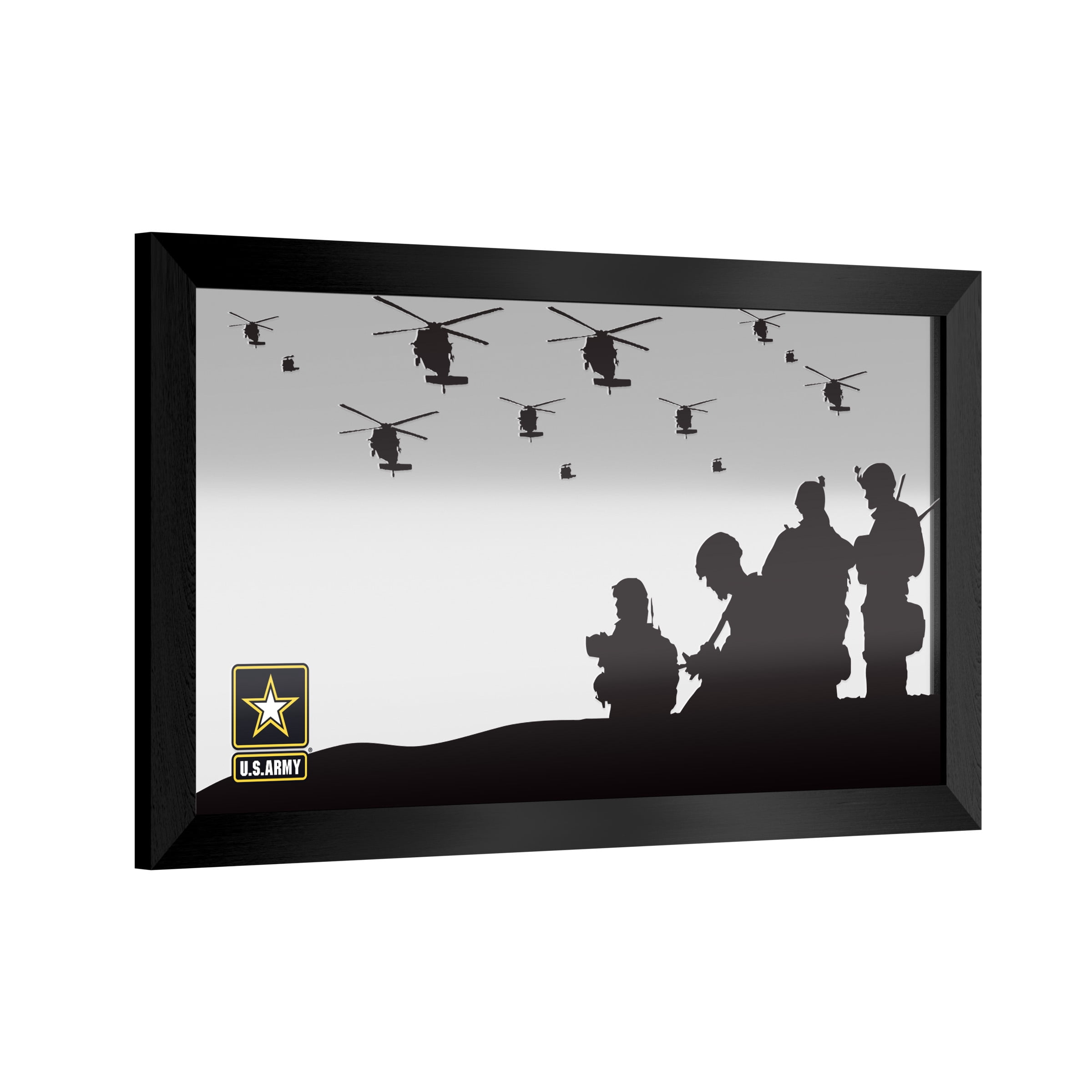 Free Shipping! Trademark Gameroom United States Army Black Framed Wall ...