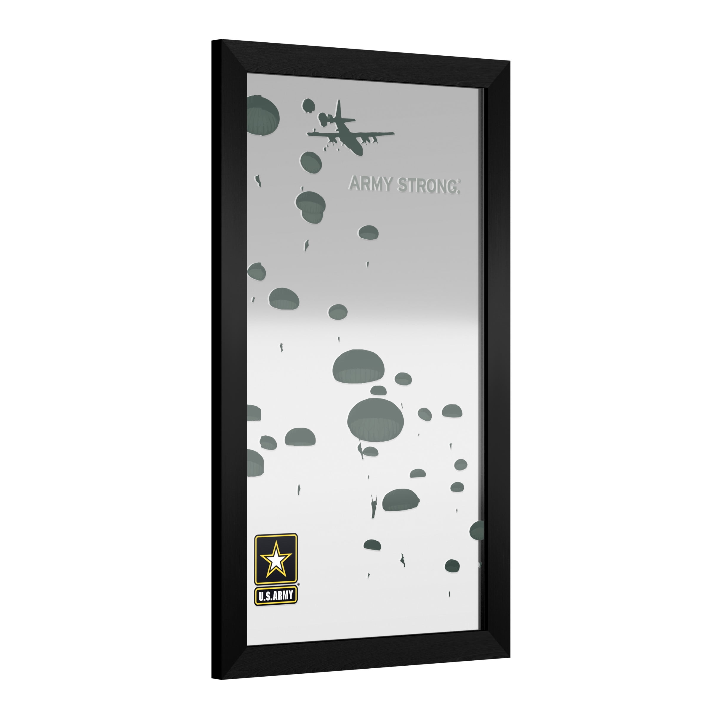 United States Army Ready-To-Hang Black Framed Wall Mirror - Walmart.com