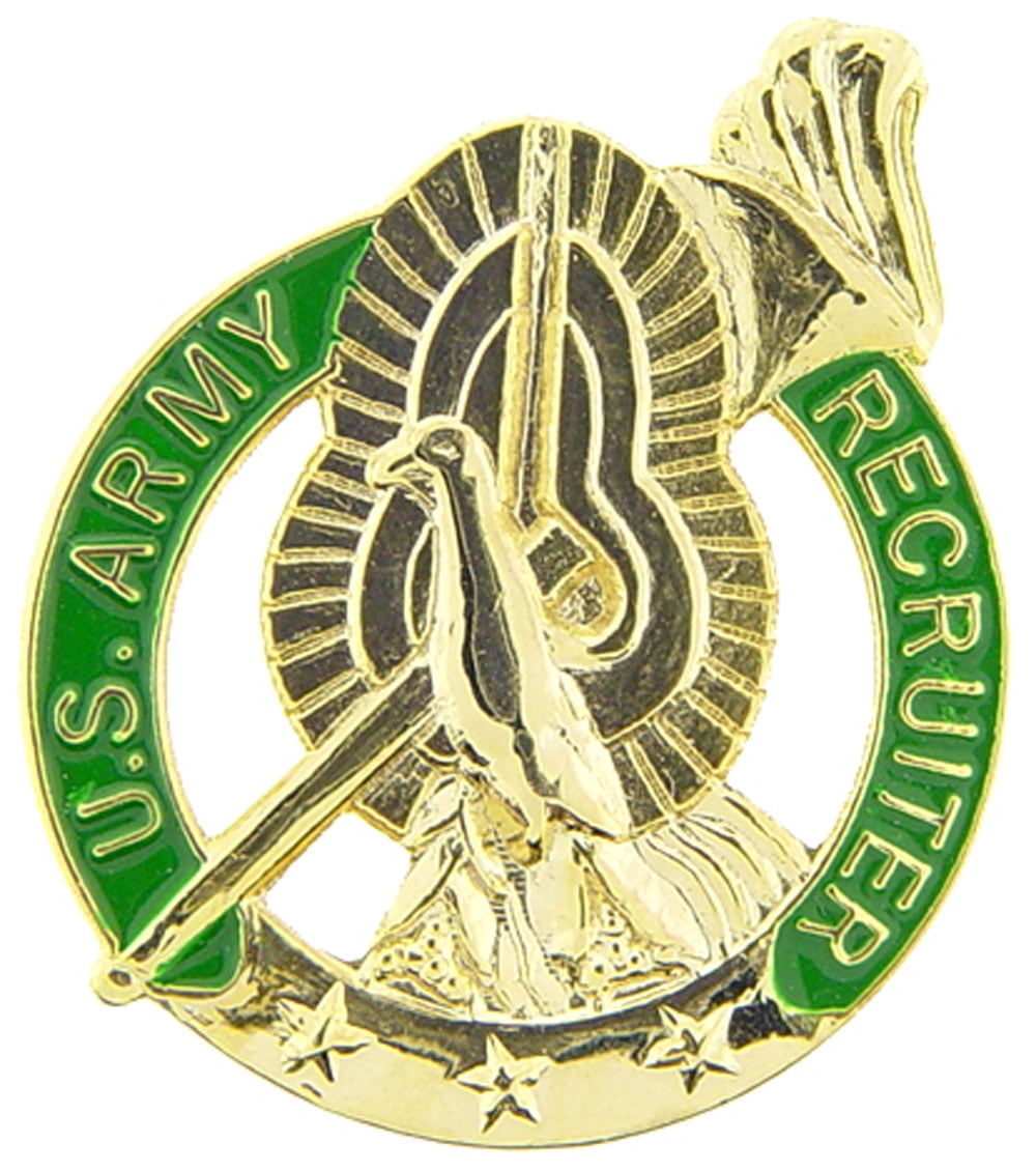 United States Army Recruiter - Officially Licensed, Enamel Lapel Pin ...