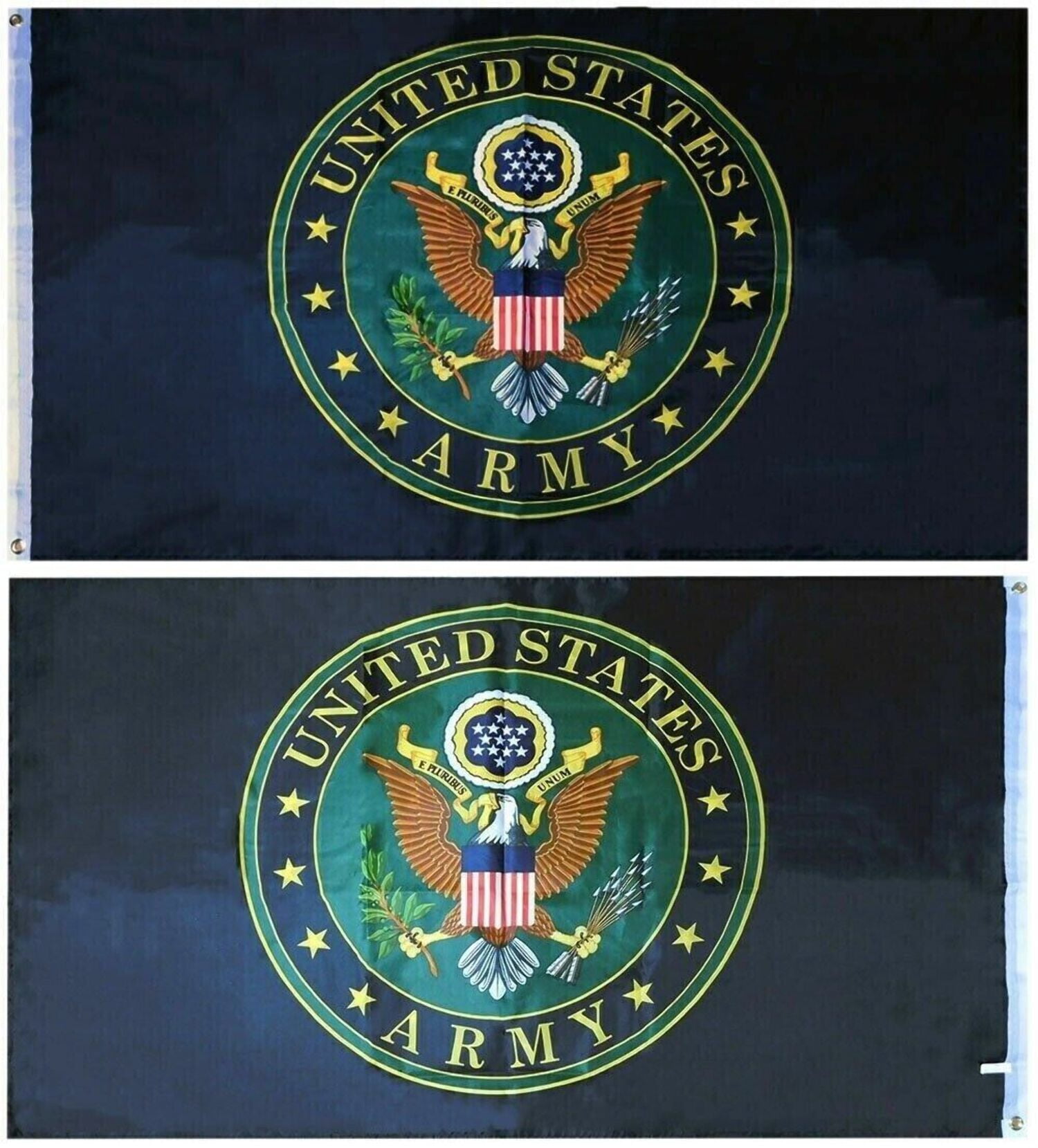 United States Army SEAL Logo Emblem Black 3'x5' Double Sided Poly Flag ...