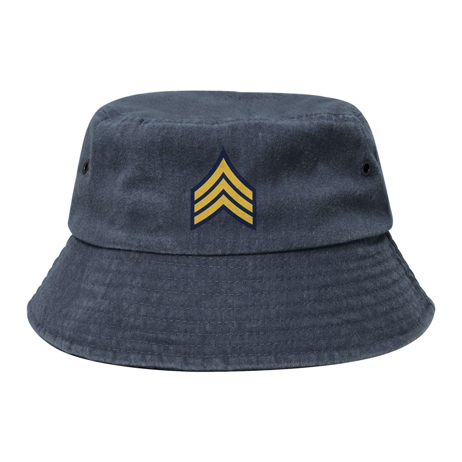 United States Army Sergeant Washed Bucket Hat For Men Women Denim ...