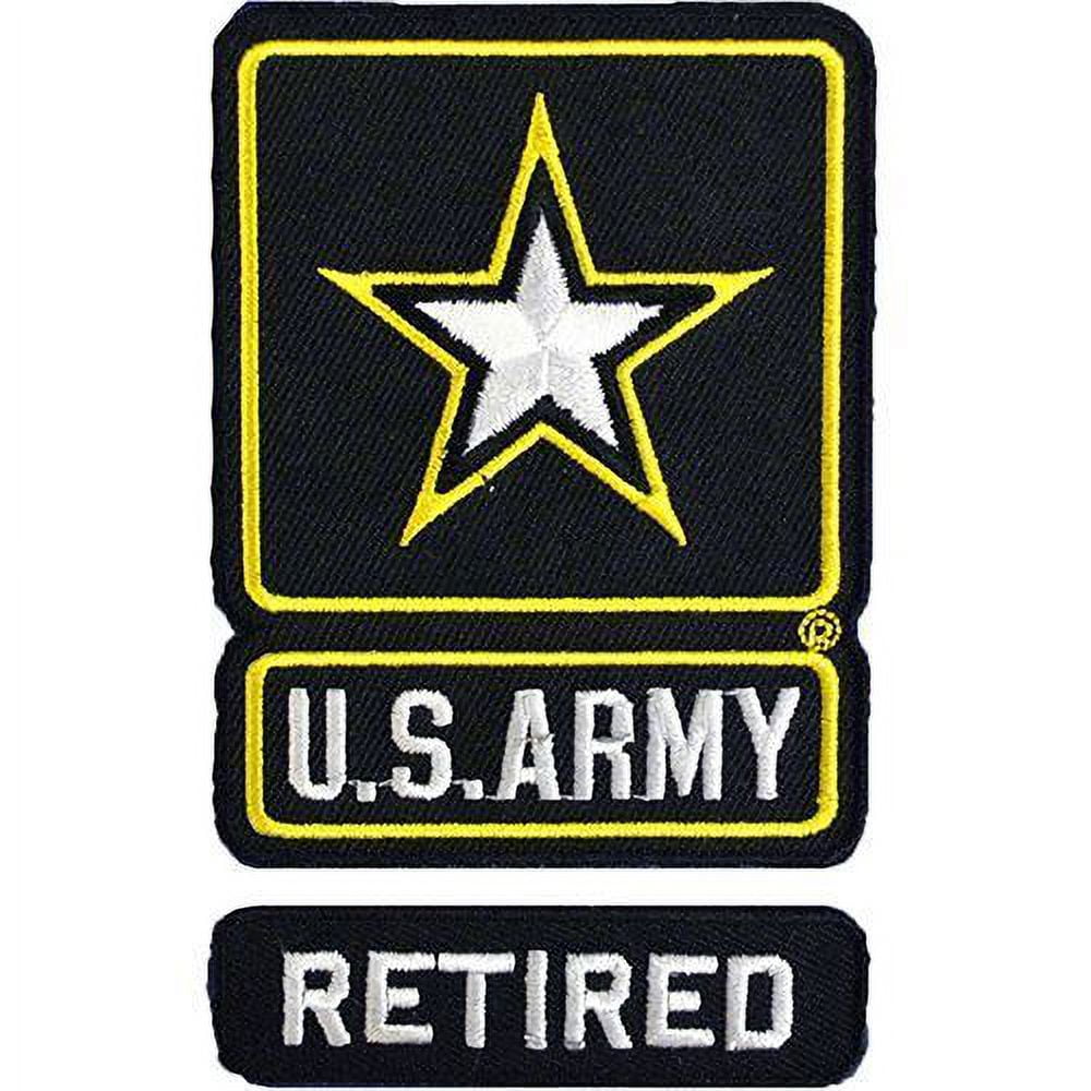 United States Army Star Logo Emblem Retired Military Patch Official ...