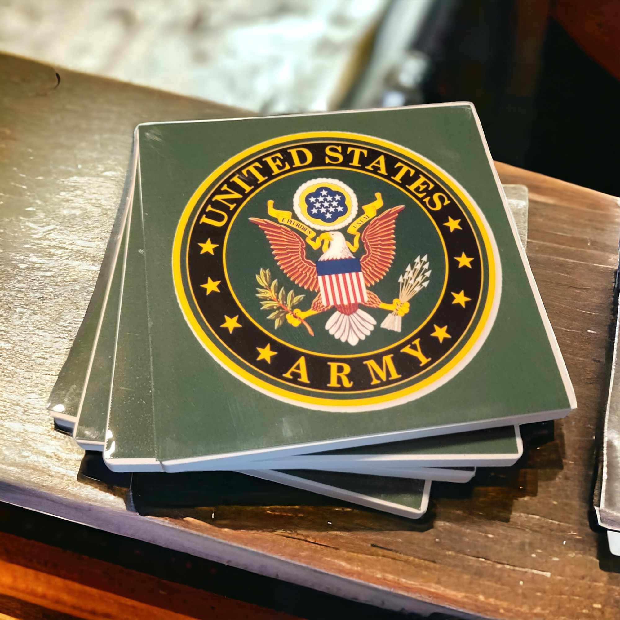 United States Army Style Coasters - Set of 4 - Walmart.com