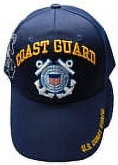 United States Coast Guard 1790 Anchors Shadow Navy Blue Embroidered Hat ...