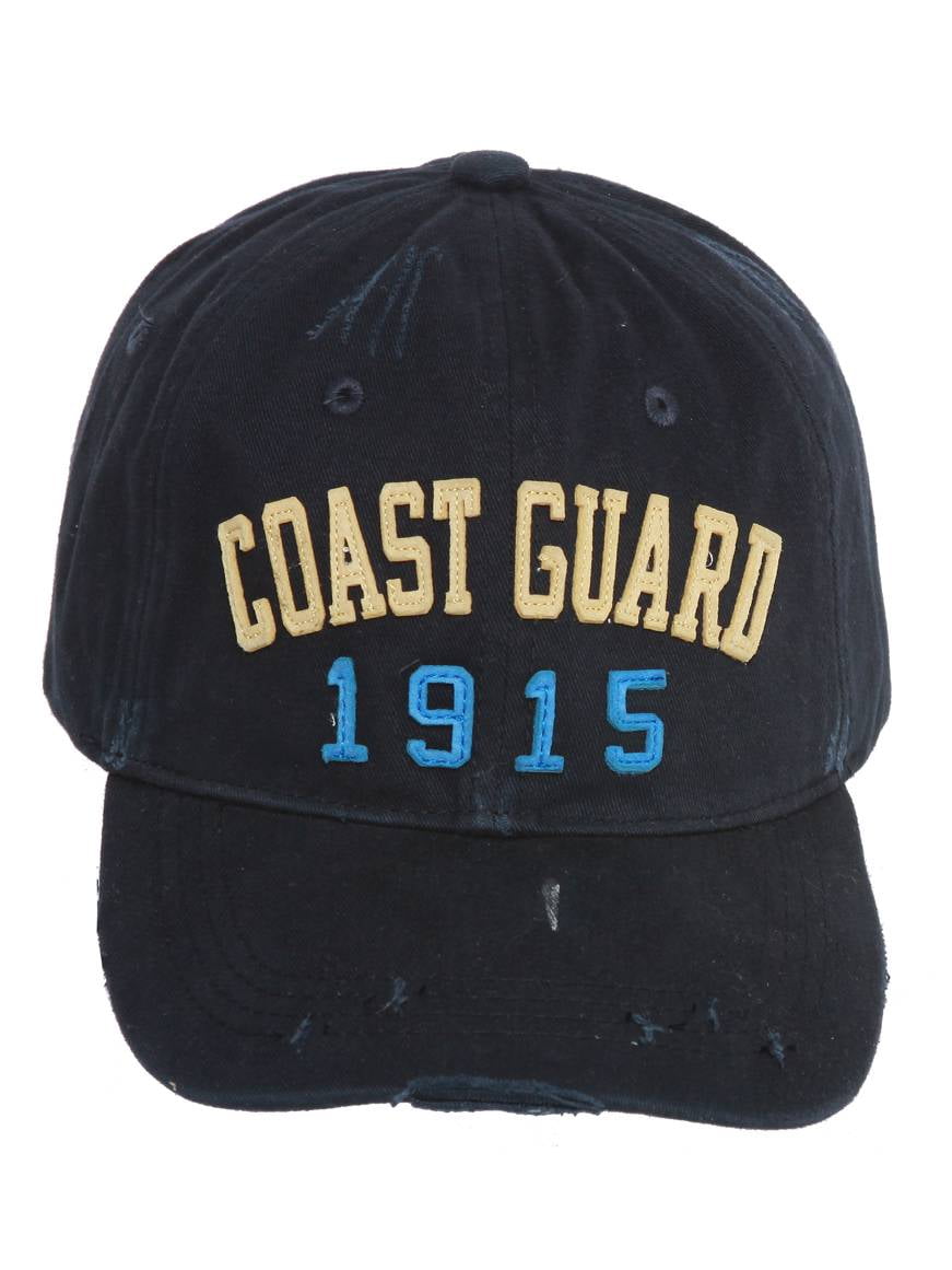 United States Coast Guard "1915" Distressed Adjustable Navy Cap ...