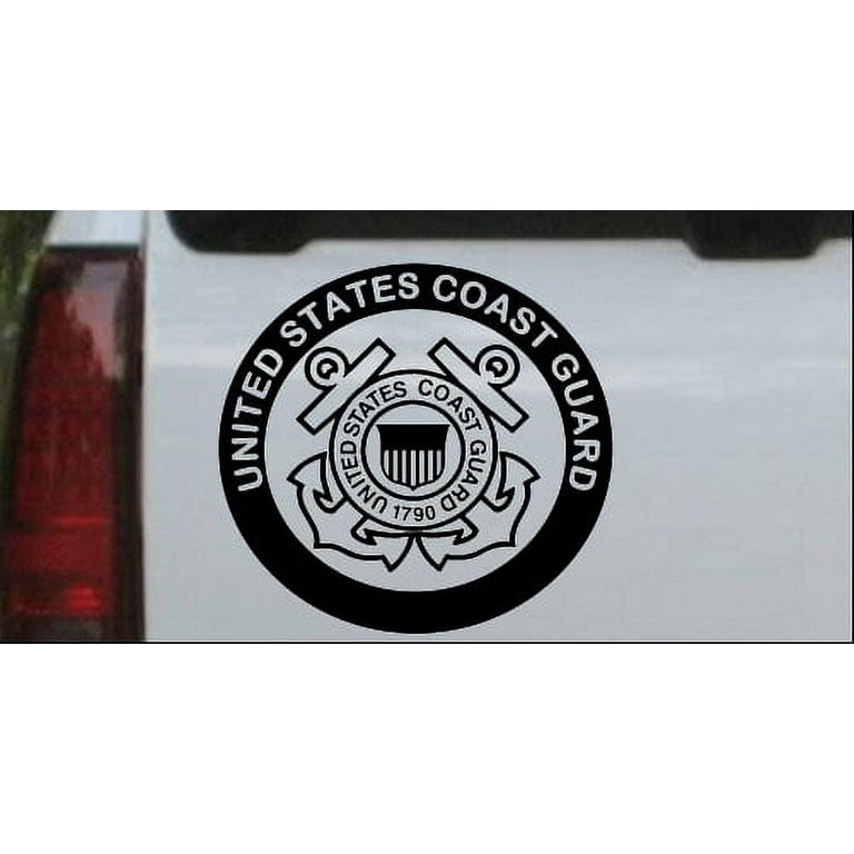 Coast Guard Window Decals