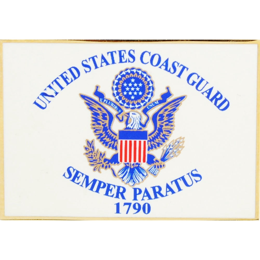 United States Coast Guard, Semper Paratus 1790 Flag Pin, Officially ...