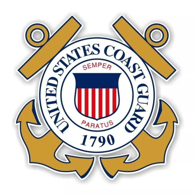 United States Coast Guard Sticker Phone Decal Water Bottle Stickers Car ...